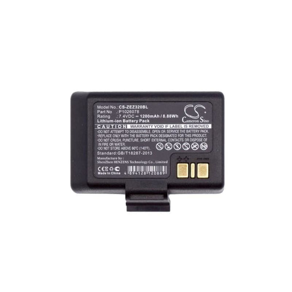iTEKcanada.com > Premium Battery for Zebra, Ez320 7.4V, 1200mAh - 8 ...