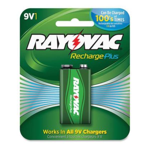 Rayovac 9V Rechargeable NiMH Batteries 1-Pack – iTEKcanada Technologies ...